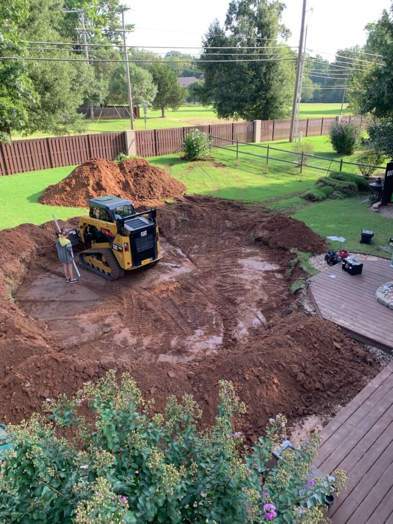 Semi-Inground Swimming Pool | Fiesta Pools and Spas